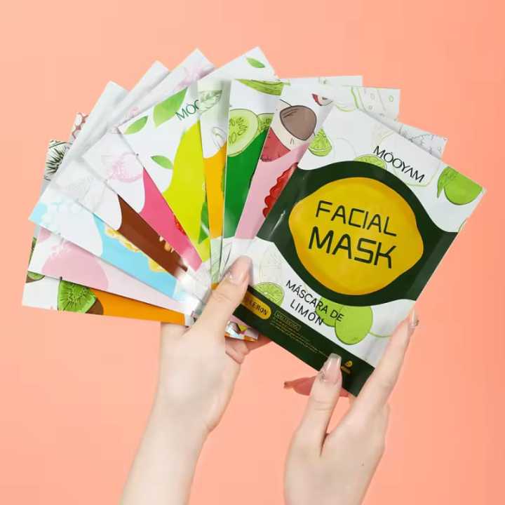 Mooyam Facial Mask Sheet – Hydrating & Brightening Face Mask for ...