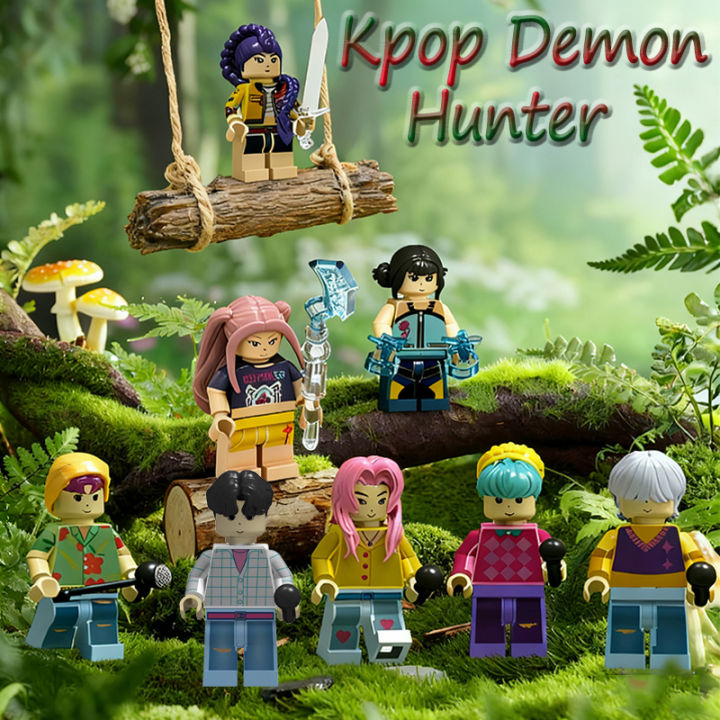 LEGO Style Kpop Demon Hunters Building Blocks Peripherals Collectible ...