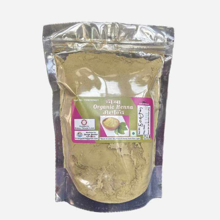 Organic Henna Powder / Mehendi Powder - 500 gm | Daraz.com.np