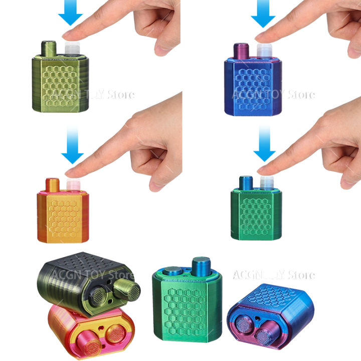 3D Printed Finger Fidget Toy Press Type Relax Stress Birthday Gift ...