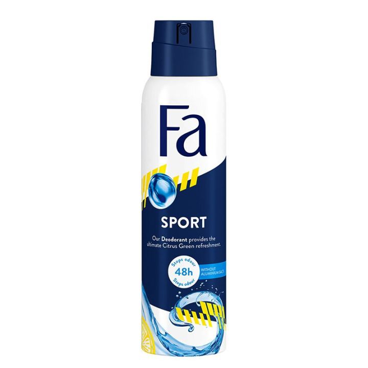 Fa Sport Fresh Deodorant Spray Citrus Green Men150ml | Daraz.lk