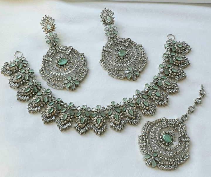American diamond 💎 Fancy set | Daraz.pk