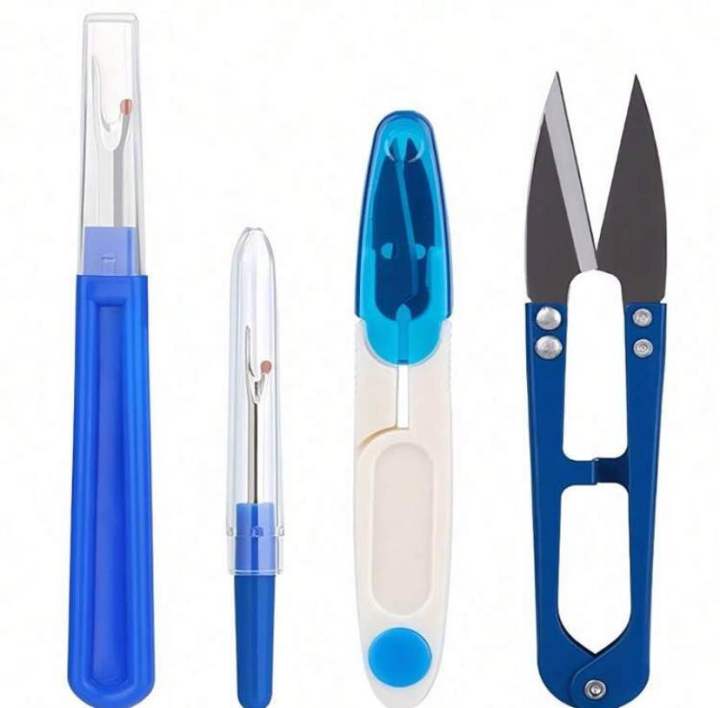 4pcs Sewing Seam Ripper Set - Stainless Steel Line Cutter, Seam Ripper ...
