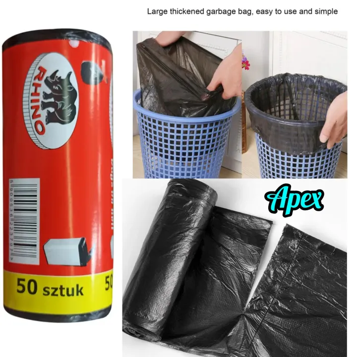 Garbage bag/ Trash bag /poly bag/ Bin Bag/ Moyla felar bag. | Daraz.com.bd