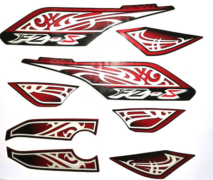 Yamaha Fz-S V1 Black Bike Full Sticker Kit | Daraz.lk