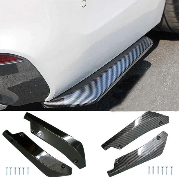 Car Universal Front Rear Bumper Strip Lip Spoiler Diffuser Splitter ...
