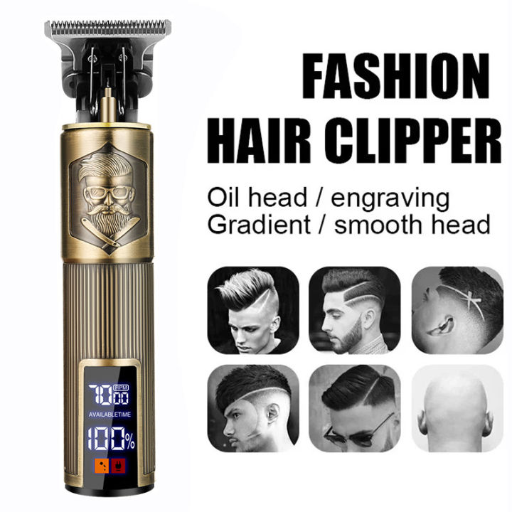 Hair Trimmer Mini Portable Electric Hair Clipper Rechargeable Small ...
