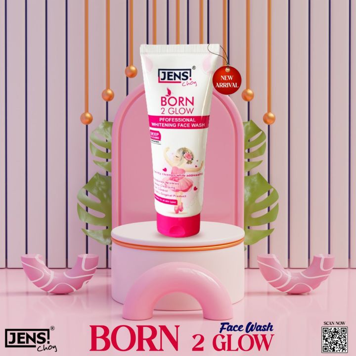 New Arrival Jens Choy Born 2 Glow Foaming Face Wash | Daraz.pk