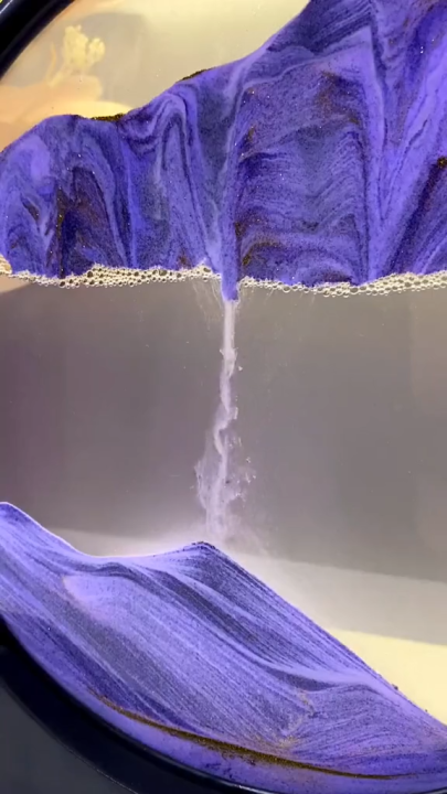 Moving Sand Art Quicksand Paint Round Glass Sand and Water Table Home ...