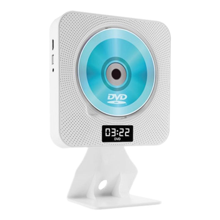 KC-608 Wall Mounted HD DVD Player Bluetooth CD Player(White) | Daraz.pk