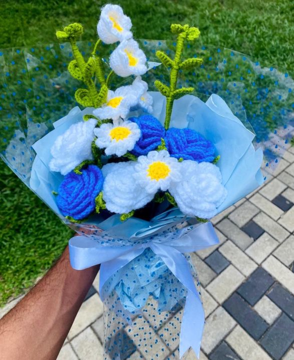 Crochet Flower Bouquet | Daraz.lk