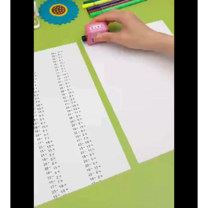 Interactive Math Roller Stamp – Boost Counting & Recognition Skills ...