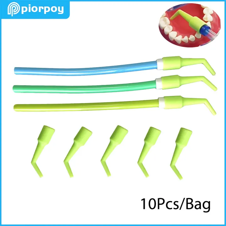 PIORPOY10Pc/Bag Dental Disposable Strong Suction Saliva Suction Tube ...