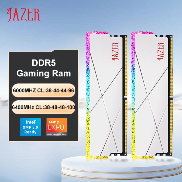 JAZER RGB DDR5 32GB(16GBX2) 6000MHz 6400MHz High Performance Desktop ...