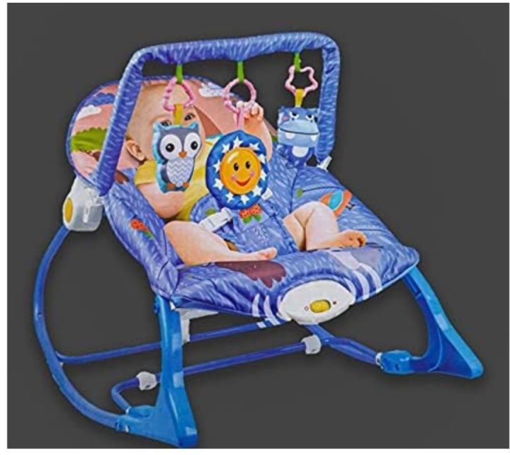 Baby Swing Infant Cradle Electric Rocker Bouncer Vibration Chair Toys ...