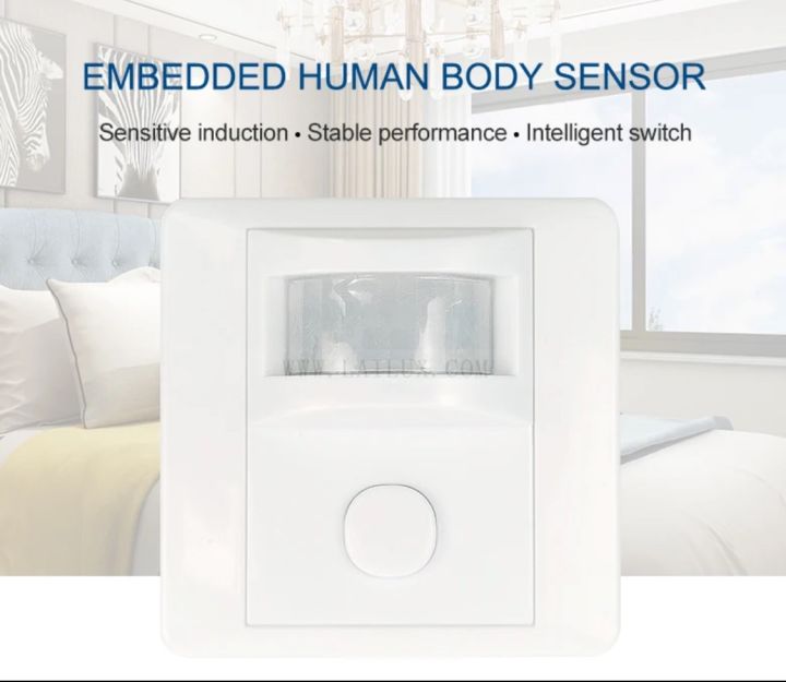 AC220V Automatic light ON/OFF PIR infrared human body motion sensor ...