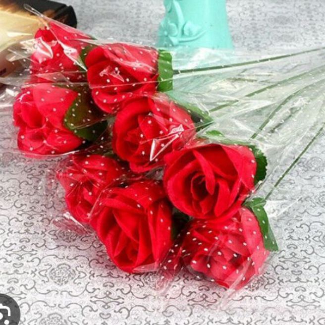 red rose flowers plastic / special gift for Valantine | Daraz.lk