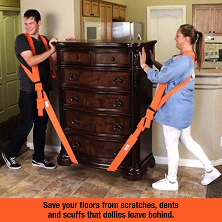 Furniture Moving Carrying Straps Shoulder Forearm Carry Rope Lift Heavy ...