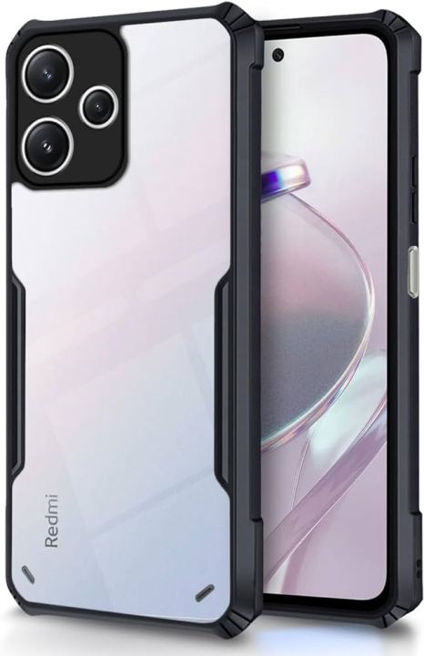 Xiaomi Redmi 13 4G Ipaky Shockproof Hybrid Armor Back Case Full Edge ...