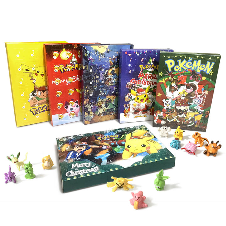 Pokemon Advent Calendar Box Random Pikachu Charizard Anime Action ...
