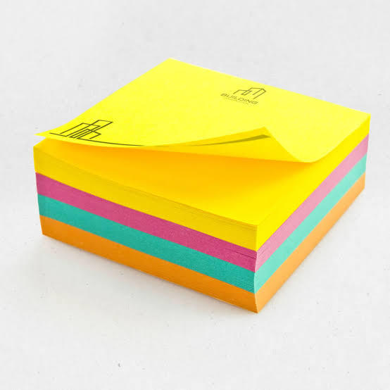 Sticky Notes Set (100 Sheets) Vibrant Colors for Office, School ...