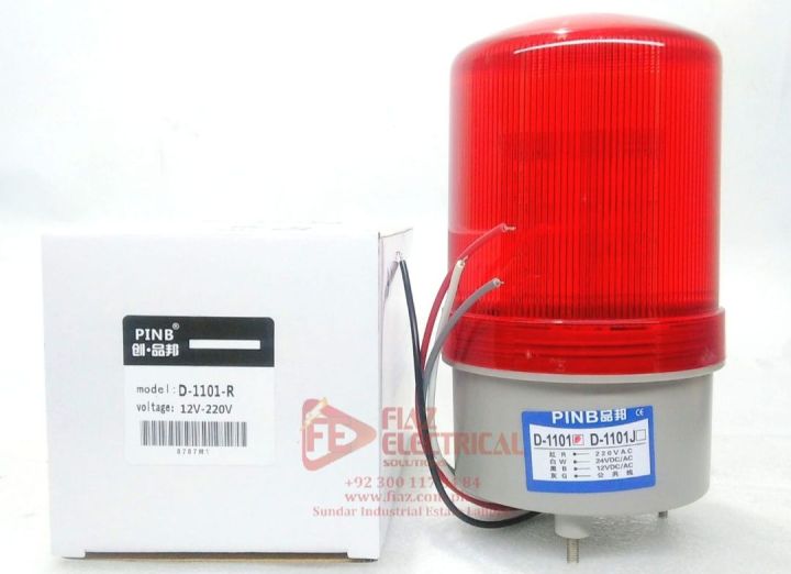 Revolving Warning Light RedLTE-1101, LED Type 220v | Daraz.pk