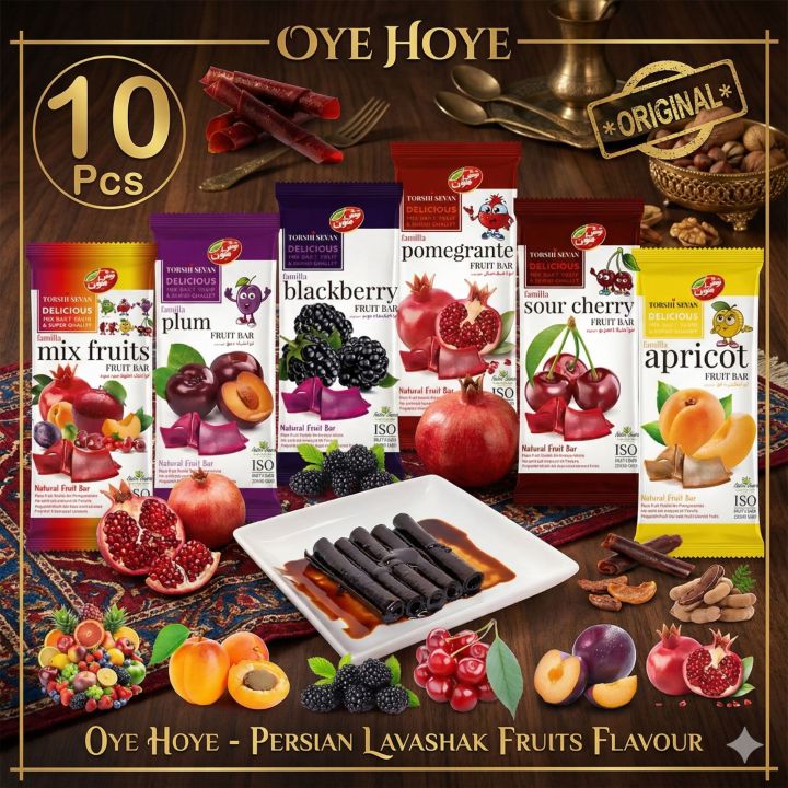 Lavashak Fruit Bar Sheet | Pack of 12 pieces | Lavashak Imli, Khatti ...