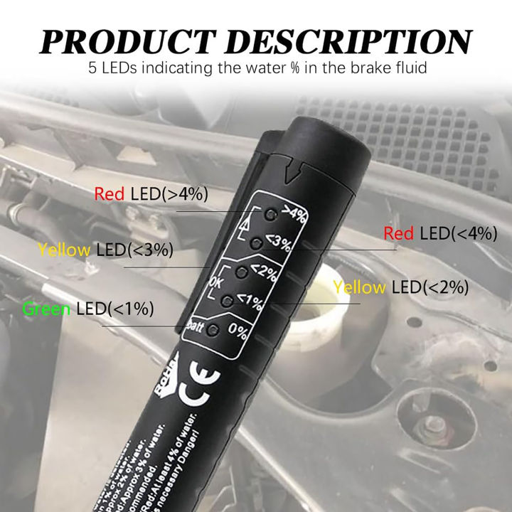 Brake Fluid Tester Hydraulic Fluid Oil Moisture Analyzer Automatic ...