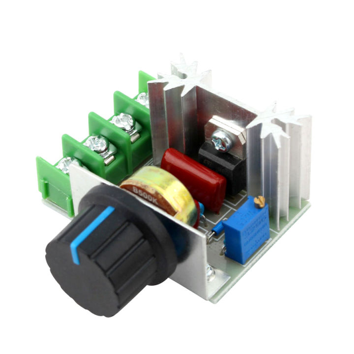 220V Dimmer 2000W Motor Speed Controller SCR Voltage Regulator Step ...