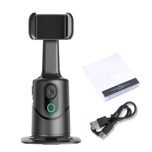 Auto Face Tracking Stand Tripod with 360° Rotation AI Auto Tracking ...