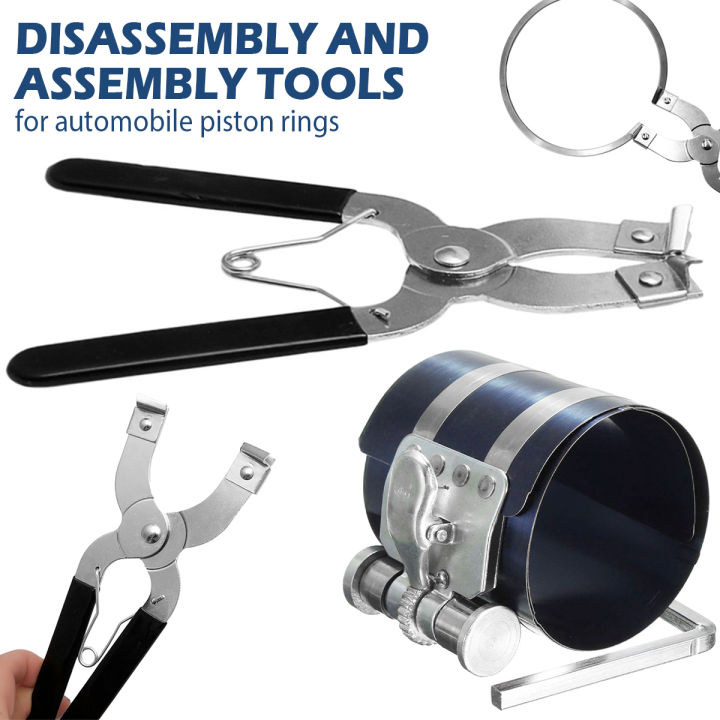 Piston Ring Installer Piston Ring Plier 53-175mm Piston Ring Compressor ...