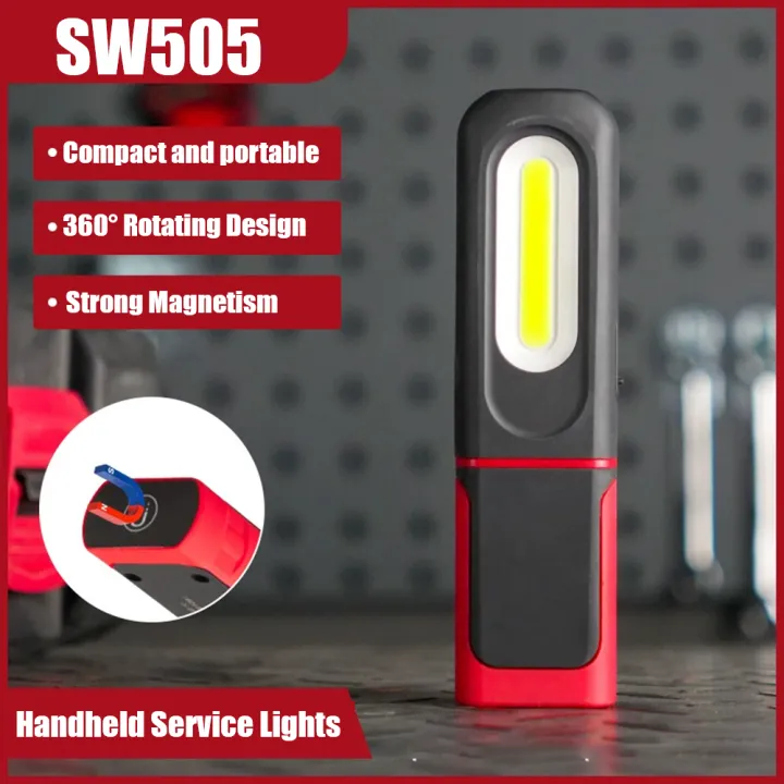 SKYRAY SW505 Portable COB Work Light Magnetic LED Flashlight Lamp ...