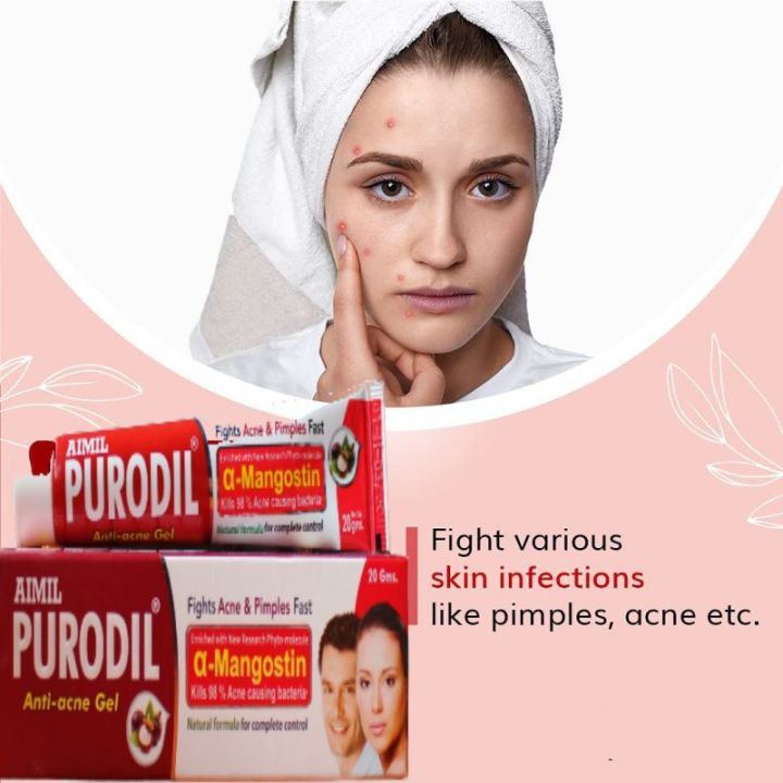 AIMIL Herbal Purodil Anti-Acne Gel 20G | Fights Acne & Pimples ...