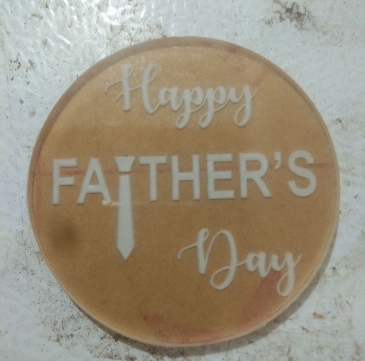 Hbd father day Fondante embosser design 2 hai | Daraz.pk