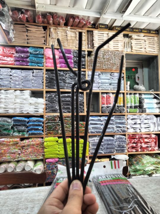 Disposable Black Magic Straw for drinks | 50 pcs | Daraz.pk