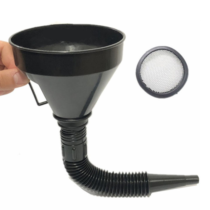 2 In 1 Refueling Funnel With Strainer Can Spout For Oil Water Fuel ...