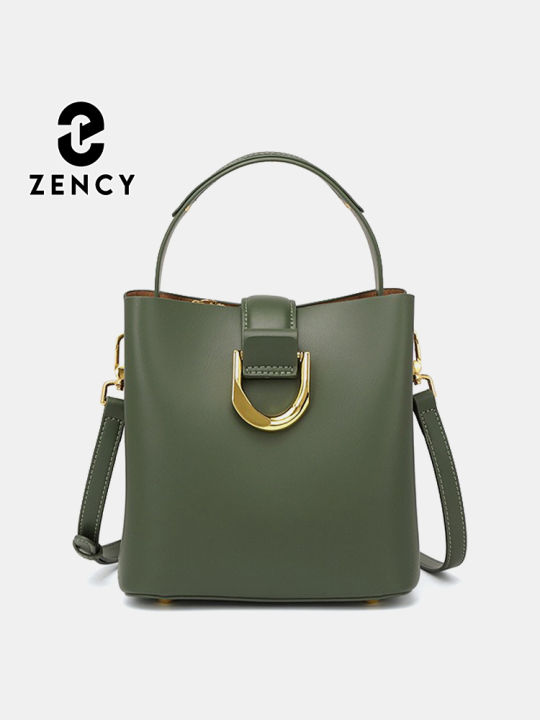 Zency Classic Genuine Leather Shopper Shoulder Bag Commuter Roomy ...