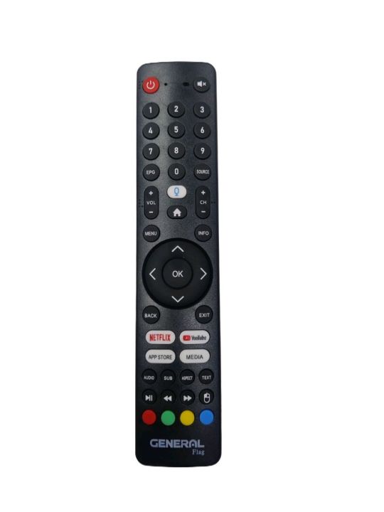 General Flag Android Led Tv Remote Without Voice. | Daraz.com.bd