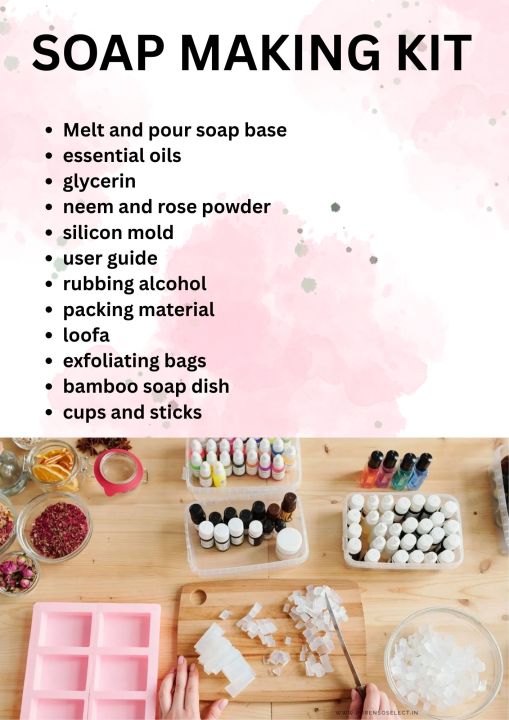 DIY complete soap making kit, beginner friendly kit, Soap making ...