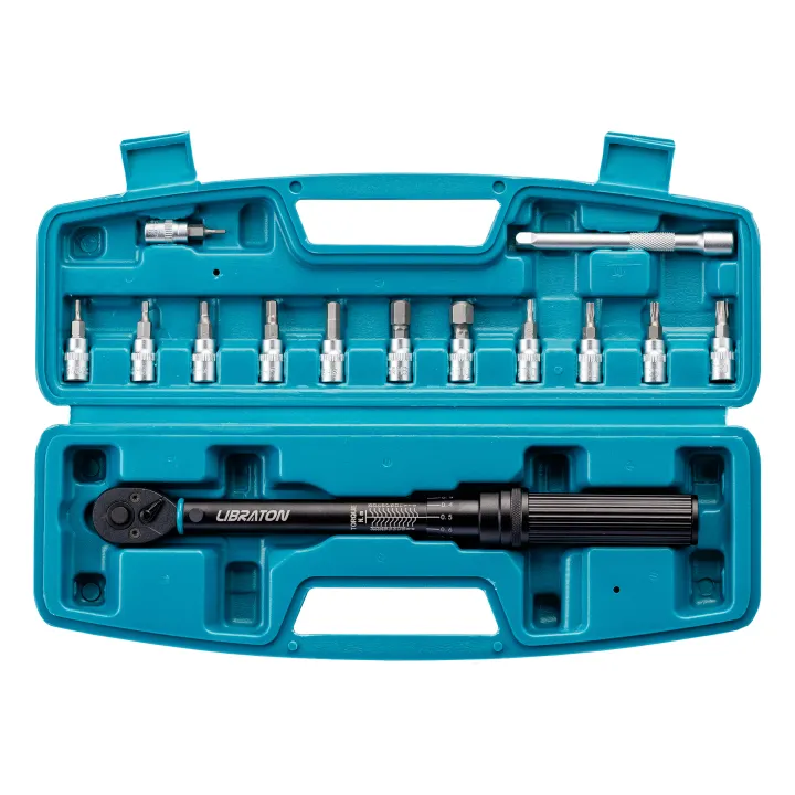 LIBRATON Bike Torque Wrench 1/4 Inch 5 to 25Nm 0.1 Nm Micro Drive Click ...