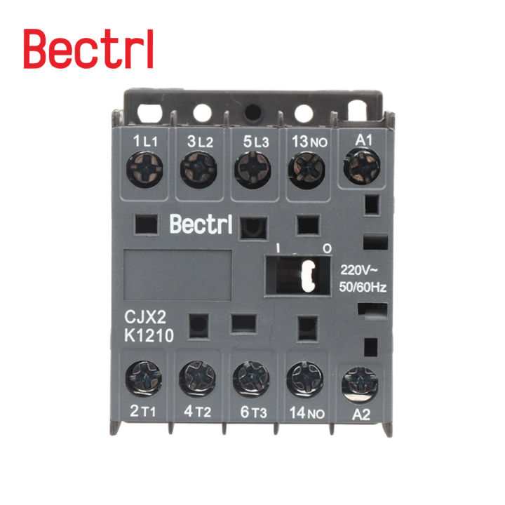 CJX2-K Mini AC Contactor Din Rail 3P 3main 1NO/3main 1NC Coil Voltage 220V 50/60Hz 6A 9A 12A ...