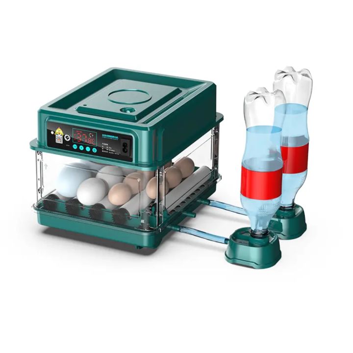 15 Eggs Incubator Intelligent Full Automatic Incubator Dual Supply AC ...