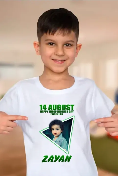 Customized your name and picture 14 August T-shirt | best gift for your ...