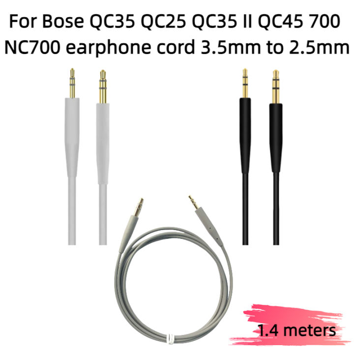 For Bose QC35 QC25 QC35 II QC45 700 NC700 Headphone Cable Soundtrue ...