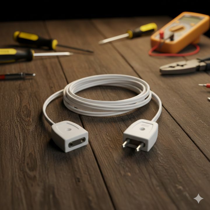 Heavy Duty Extension Cord (40/76 Copper Wire) - Male/Female Socket for ...