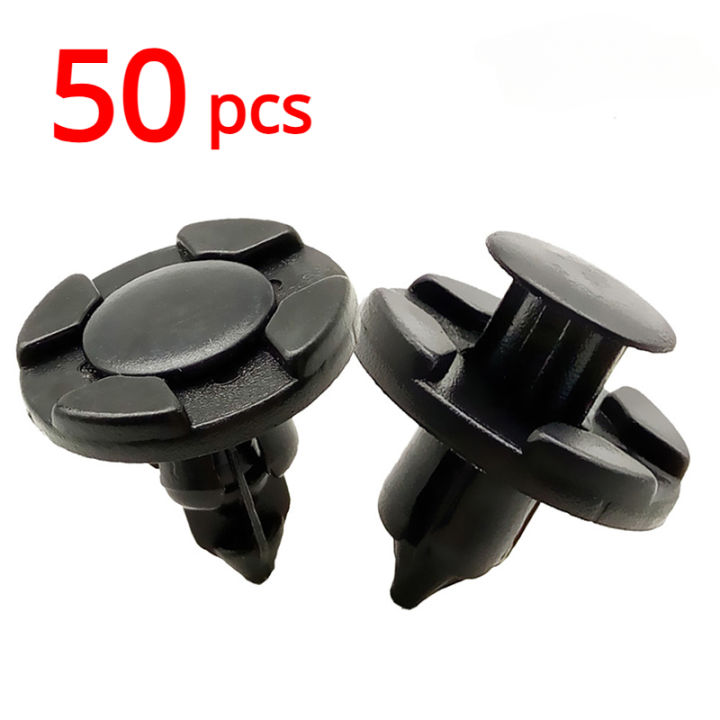 50Pcs 8mm for Nissan Automotive Fastener Clips Body Push Retainer ...