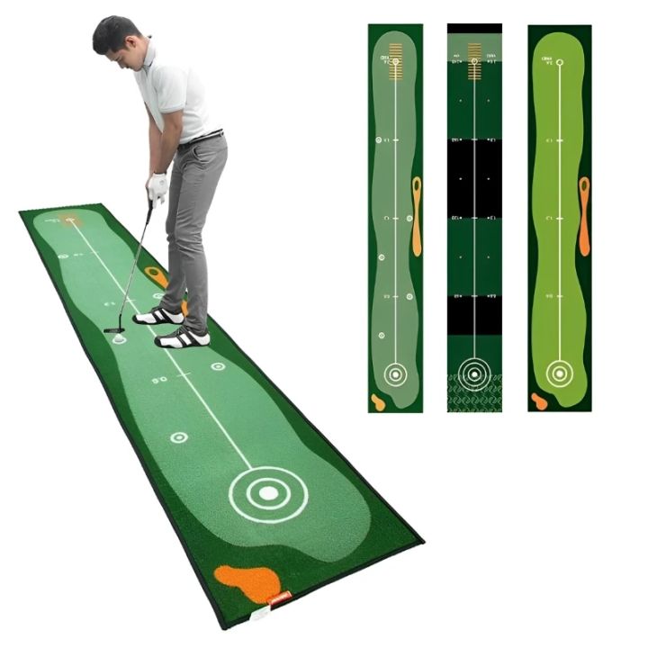 Golf Carpet Putting Mat Indoor Outdoor Training Putting Practice Golf ...