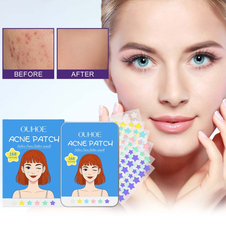 Star Shape Pimple Patches Gentle Clear Invisible Pimple Cover Fade ...