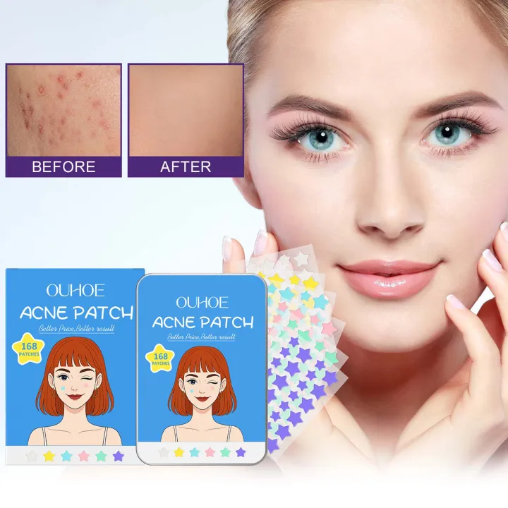 Star Shape Pimple Patches Gentle Clear Invisible Pimple Cover Fade ...