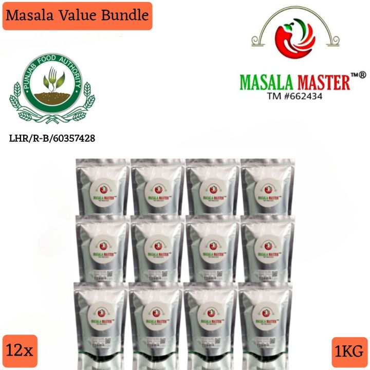 Masala Value Bundle by Masala Master | 12 x 1KG | Tikka Masala ...